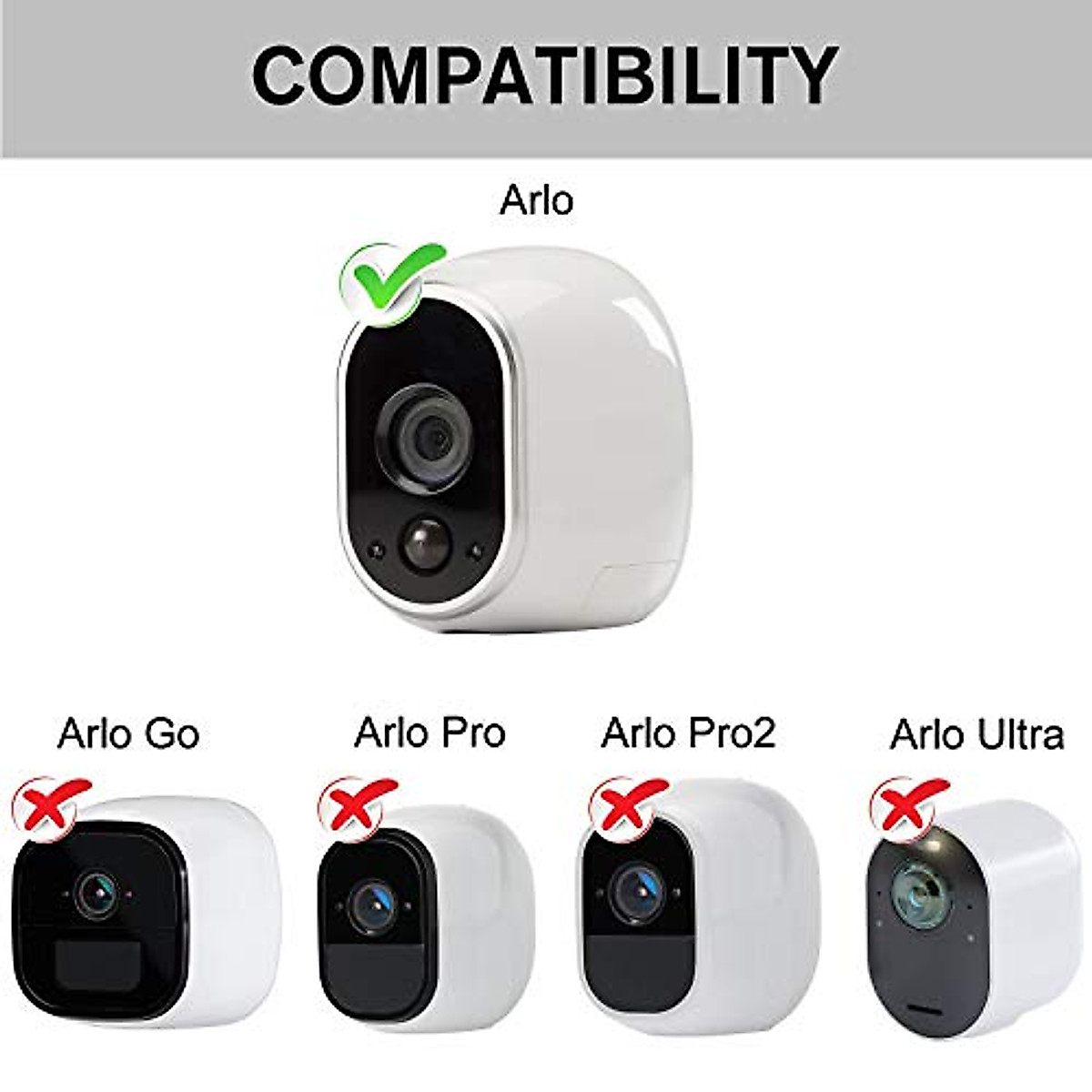 3Pack Power Adapter Compatible with Arlo (Replace CR123A), with 25Feet/7.5m Weatherproof Outdoor Cable Continuously Power Your Arlo Camera, Not Compatible with Alro Pro and Arlo 2
