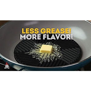 Cast Iron Grill Disc Pan Insert - 7.5 Inch