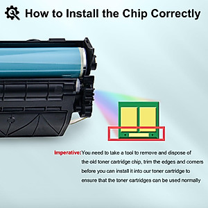 greencycle Compatible Toner Replacement for Hp 134A Black Toner Cartridge[Use Requires Manual Installation of OEM CHIP] Use for Laserjet M209dw MFP M234dw M234sdw M234sdn Printer(NO CHIP.2Pk)
