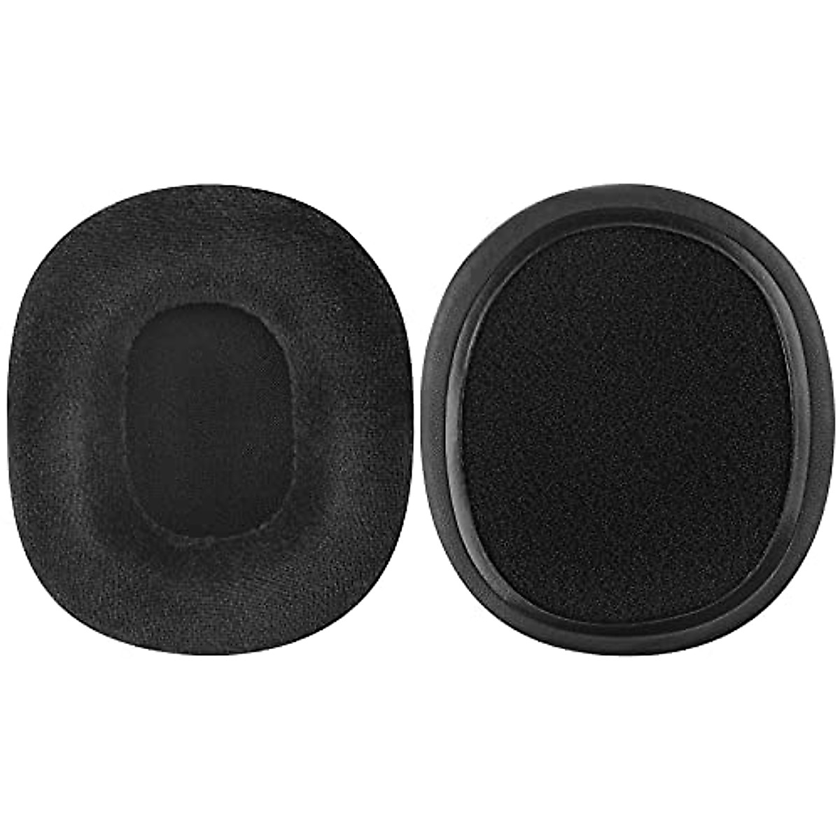 Geekria Comfort Velour Replacement Ear Pads for Sony MDR-1ABT, MDR-1RBT, MDR-1RNC Headphones Ear Cushions, Headset Earpads, Ear Cups Repair Parts (Black)