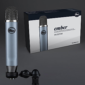 Logitech for Creators Blue Ember XLR Condensor Microphone for Studio, Recording, Podcast, Streaming Mic