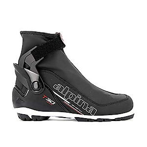 Alpina Sports T30 Cross-Country Touring Ski Boots, Black/White/Red, Size 36