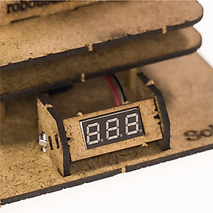 Robotistan - Solar Tracker System Compatible with Arduino - with Electronic Components - Smart Dual Axis Solar Tracker System DIY Educational Sun Tracker Kit