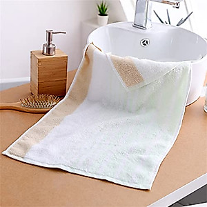 EYHLKM Cotton Face Towel Children Adult Household Towel Hair Towel (Color : D, Size : 33x74cm)