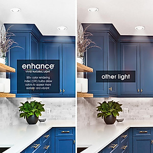 Feit Electric LED BR30 Bulbs, 65W Equivalent, 7.2W LED, 650 Lumens, Dimmable, 5000k Daylight, E26 Base, 22 Year Lifetime, Flood Light Bulbs, 1 Pack, BR30DM/950CA