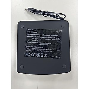 External Universal CD Player for Car - LEHWEY Portable CD Player with Extra USB Extension Cable, Plugs into Car USB Port, Laptop, TV, Mac, Computer, for Android 4.4 and Above Navigation