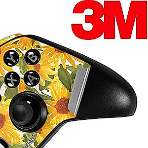 Skinit Decal Gaming Skin compatible with Xbox One Elite Controller - Officially Licensed Bouffants and Broken Hearts Sunflowers Design