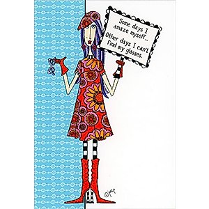 Pictura Some Days I Amaze Myself Dolly Mamas Humorous / Funny Birthday Card
