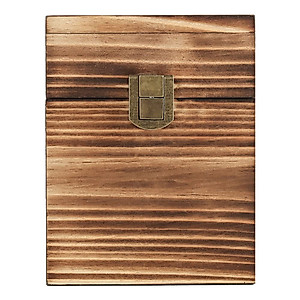 BalterFF Wood Rustic Trading Deck Box Cards Cards Sports Storage Organizer Boxes Holder Compatible With PM TCG Card Box