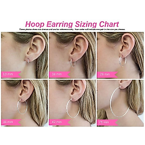 Thick 14K Gold Huggie Hinged Hoop Earrings .60 Inch (15mm) (8mm Wide) (Yellow Gold)