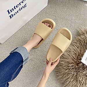 Cloud Slides for Men and Women, Comfy Lightweight Slippers, Thick Sole Anti-Slip Shower Slides Sandals Quick Drying Shoes for Indoor Outdoor