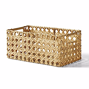 Natural Cane Weave Basket Set, 2-Piece - Easy to use