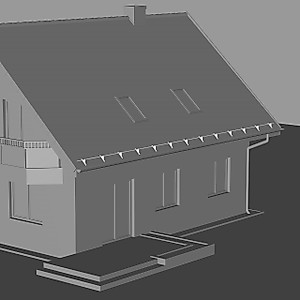 Mieux Life 5ft Roof Snow Ice Guards for Metal Roofs and Wood Roofs, Stop Snow from Sliding Off Your Roof, Gray Snow Guard Railing, Extendable