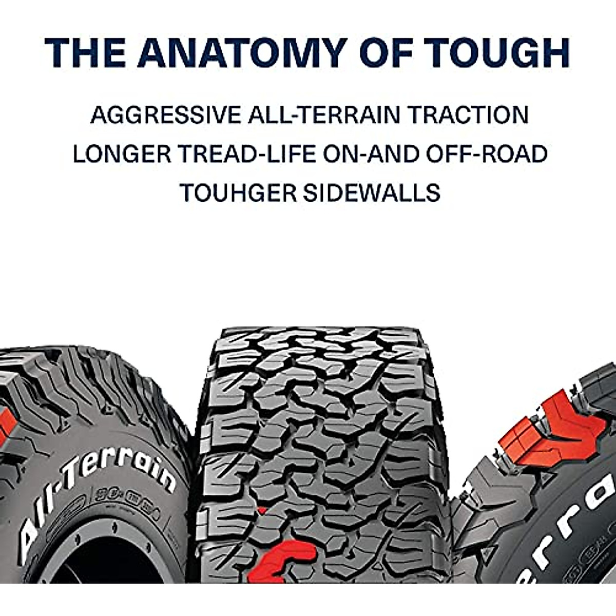 BFGoodrich All Terrain T/A KO2 Radial Car Tire for Light Trucks, SUVs, and Crossovers,31x10.50R15/C 109S