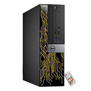 Dell OptiPlex Small Form Factor Computer with 24 Inch Monitor Intel Core i5 6500 Processor 3.2 GHz 8GB RAM 512GB SSD Win 10 Pro WiFi, Keyboard & Mouse (Renewed)
