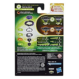 BEYBLADE Burst QuadDrive Roar Balkesh B7 Spinning Top Starter Pack - Defense/Stamina Type Battling Game with Launcher, Toy for Kids