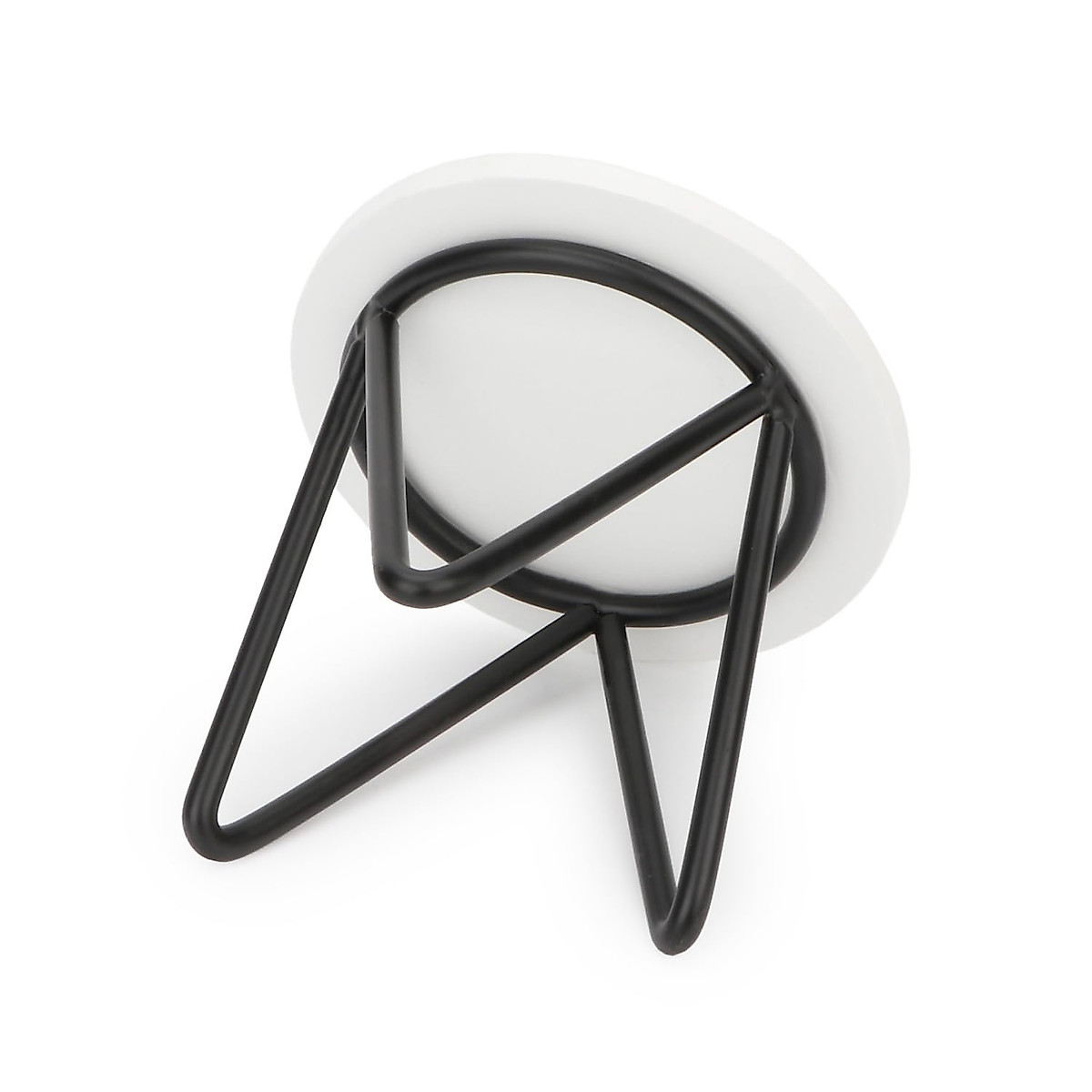 Cutemini 1 12 Scale Dollhouse Table Miniature Decor Dollhouse Furniture Mini Round Coffee Table Dollhouse Accessories for Living Room Bedroom Balcony Fairy Garden Project Decoration (Black Stand)