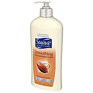 Suave Skin Solutions Body Lotion, Cocoa Butter & Shea, 18 oz (Presentation Varies)