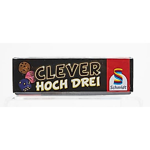 Schmidt Spiele 49384 Clever hoch DREI, dice Game from The Series Klein & Fein