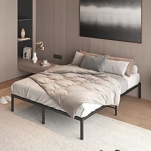 GangMei Metal Platform Bed Frame, Sturdy Metal Frame, No Box Spring Needed(Full)