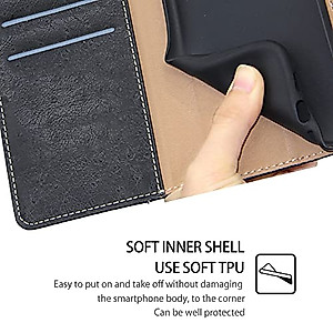Fansipro Wallet Folio Case for Samsung Galaxy S9 Plus, Premium PU Leather Slim Fit Cover for Galaxy S9 Plus, 3 Card Slots, Well Fit, Black