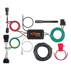 CURT 56321 Vehicle-Side Custom 4-Pin Trailer Wiring Harness, Fits Select Kia Sportage , Black
