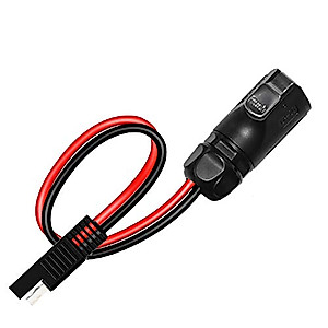 AYECEHI 2 Pin Power Industrial Circular Connector to SAE Cable,10AWG SAE Cable to 2 Pin Industrial Circular Connector Adapter with SAE Polarity Reverse Adapter for Solar Panel Suitcase etc