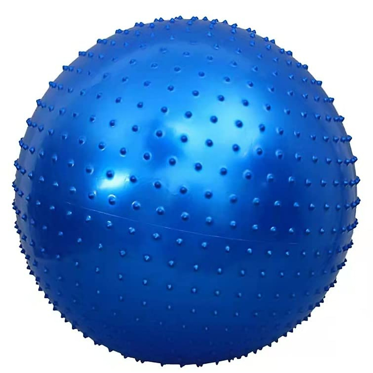Large Sensory Massage Ball for Kids, 33.5" 85CM Bouncy Exercise Ball for Toddlers, Big Inflatable Ball with Tactile Spikes, Outdoor Ball Pool Ball Yoga Ball, Large Beach Ball (1 SET BLUE BALL)