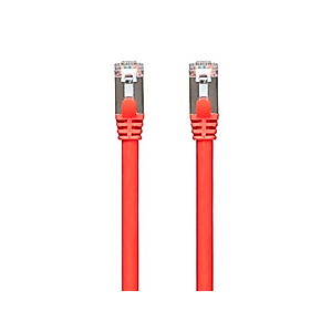 Monoprice Cat7 Ethernet Patch Cable - 2 Feet - Blue | Network Internet Cord - Flexboot RJ45 Stranded 600Mhz S/FeetP CMX Pure Bare Copper Wire 26AWG - Entegrade Series