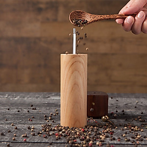 Now Designs Droplet Pepper Mill, Natural