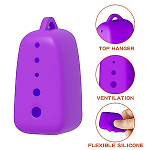 Lapfoon 8 Packs Toothbrush Covers, Silicone Toothbrush Covers Caps for Electric Toothbrush Replacement Head & Manual Toothbrush, Toothbrush Travel Essentials