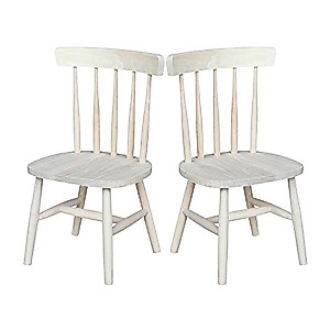 International Concepts IC Toddler's Wooden Chairs - Set of 2, Durable Solid Wood Construction, Perfect for Kids Room or Play Area, Easy to Customize and Paint - Unfinished