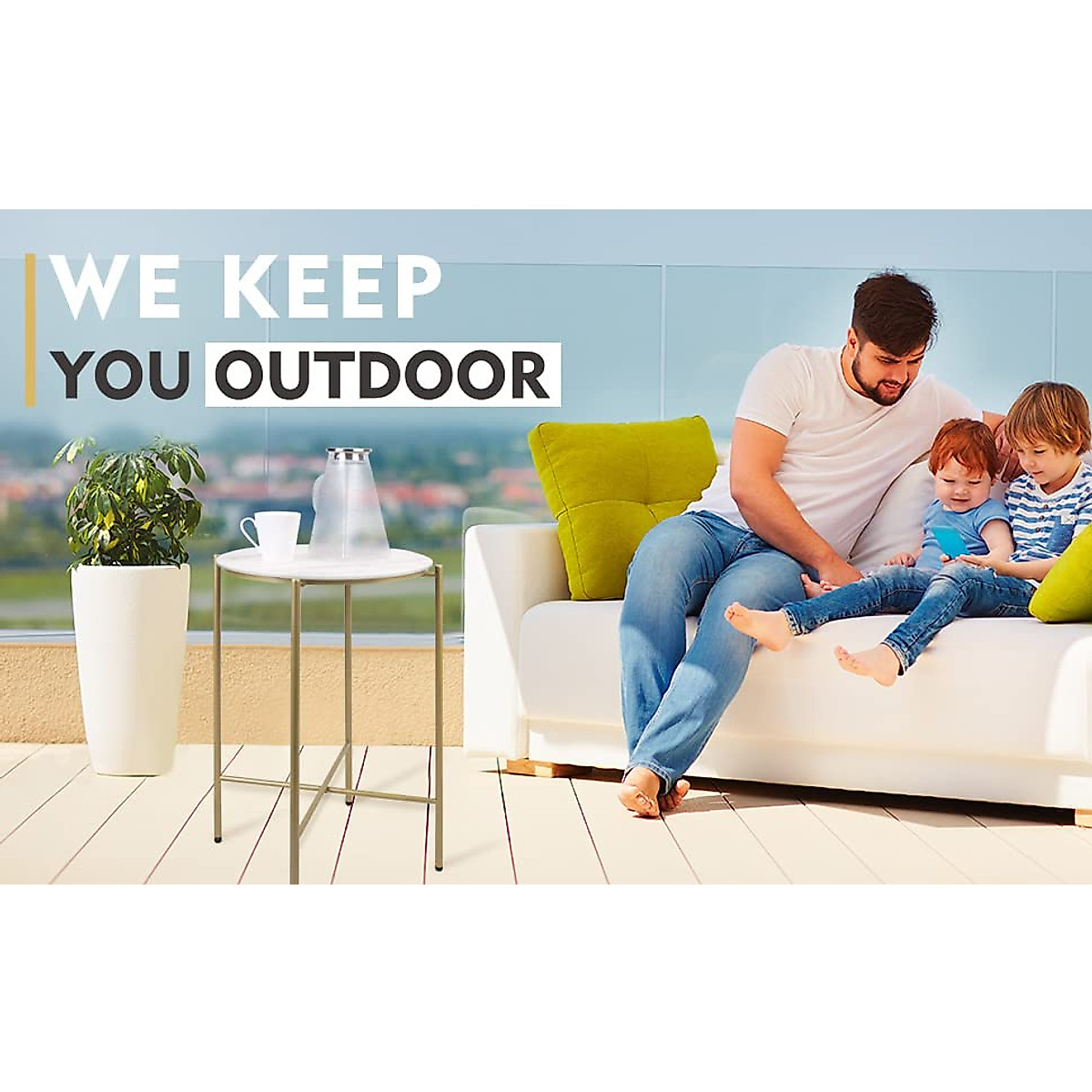 Moncot Round Side Table Small：Gold end Table White Side Table Marble Side Tables for Living Room Bedroom Glass Top Faux Marble TextureModern Brass Metal Frame