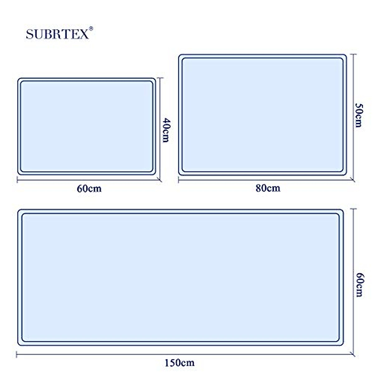 subrtex Bathroom Rugs Chenille Bath Rug Soft Short Plush Bath Mat Soft Shower Mat Water Absorbent Shower Mat Quick Dry Machine Washable(Light Gray,16" x 24")