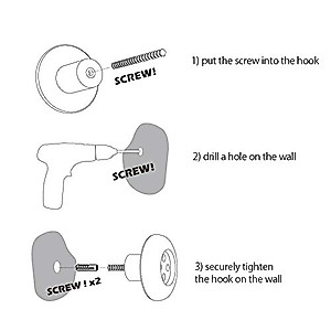 Kelendle 4Pcs Wall Mounted Monstera Wooden Coat Hooks with Mounting Hardware Single Wall Hook Rack Clothes Hanger Organizer (Beech)