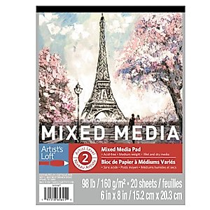 Mixed Media Pad by Artist's Loft, 6" x 8"