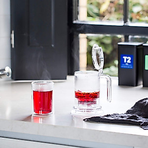 T2 A30000164 Teamaker Infuser and BPA-Free Plastic, Loose Leaf Tea Maker, 500ml, Clear