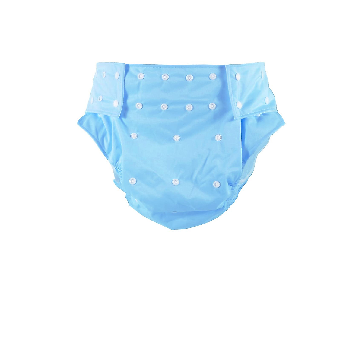 CutiePlusU Adult Cloth Diaper Washable Adult Pocket Nappy Cover Adjustable Reusable Breathable Leak Free - Blue