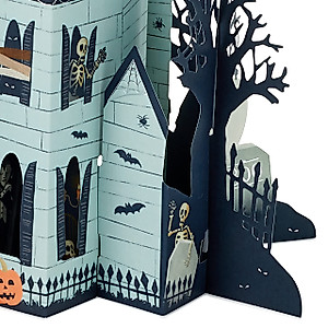 Hallmark Paper Wonder Displayable Jumbo Halloween Card or Centerpiece (Accordion Fold Haunted House)