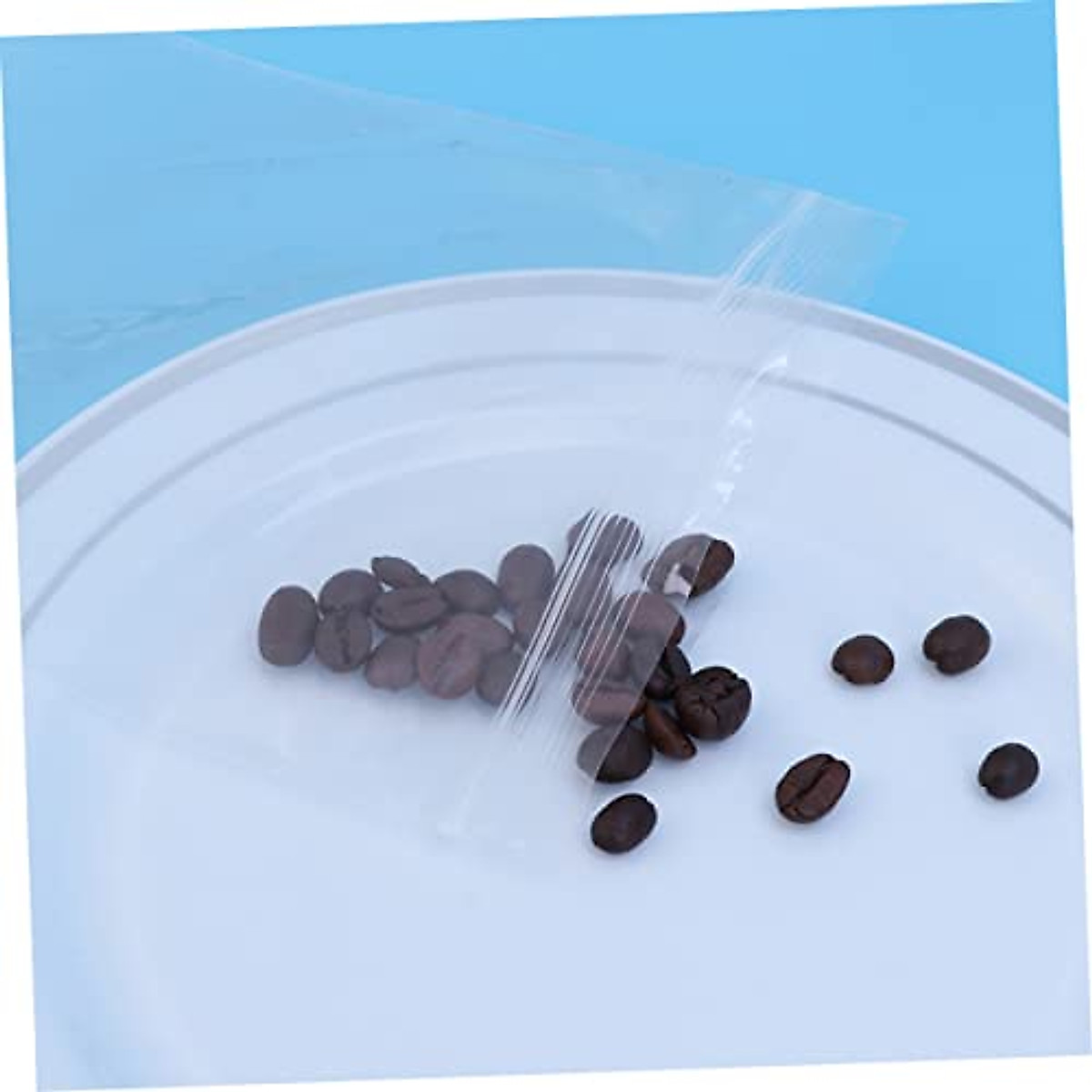 VOSAREA 200pcs Food Bag Clear Zippered Storage Bags Reclosable Self-sealing Bag Airtight Storage Baggies Cellophane Clothing Storage Bags Sealing Bags Zip Storage Bags Small Zip Bag Pouch