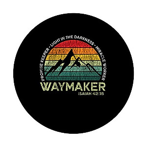 Vintage Waymaker Promise Keeper Miracle Worker Christian PopSockets Swappable PopGrip