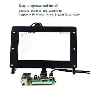 Socobeta 5 Inch Acrylic Bracket Case Portable Display Holder Cover for LCD Monitor, Laptop