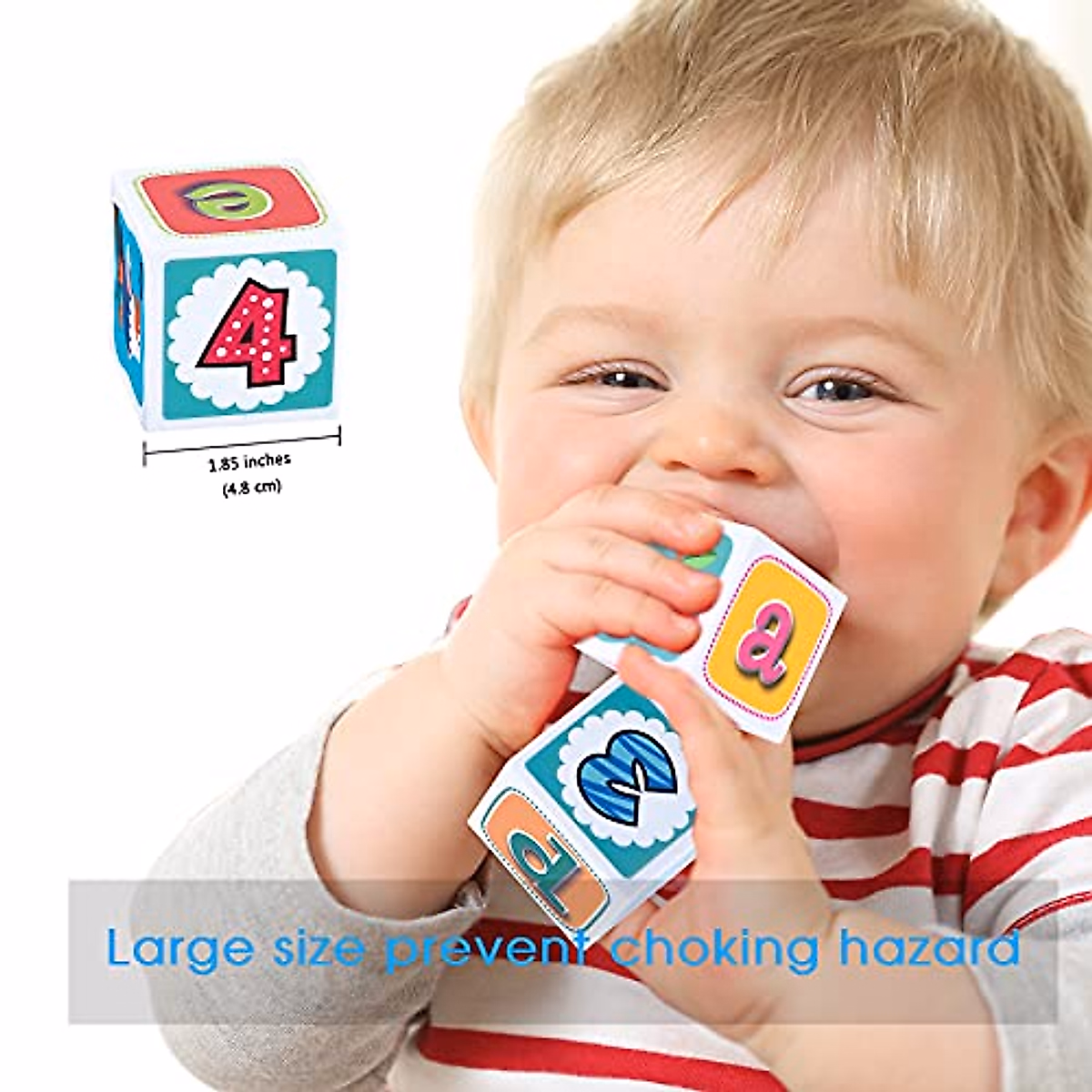 ABC Building Blocks for Toddlers 1-3,28pcs Plastic Baby Alphabet Letters Number Stacking Blocks, Preschool Learning Educational Montessori Sensory Toys Gifts for Kids Girls Boys