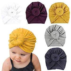 Newborn Baby Cotton Cloth Turban Toddler Rabbit Hospital Hat Ear Hat Kids Set Baby Cap (NN65)