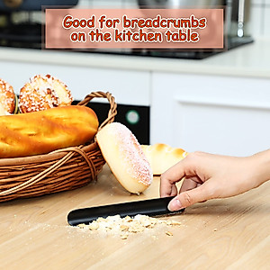 Crumbers for Servers, Table Crumb Sweepers Bread Crumber Cleaner Stainless Steel Table Crumbers for Tablecloth in Restaurants and Homes, Servers, Waiters, Waitresses Tool Accessories(Black, 10)