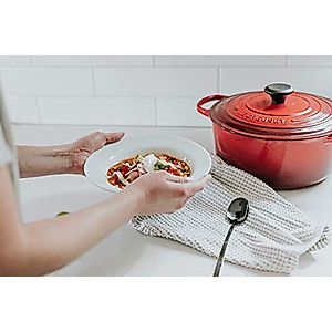 Le Creuset Enameled Cast Iron Signature Round Dutch Oven, 7.25 qt., Cerise