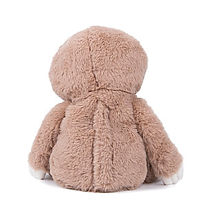 Pacific Comforts Weighted and Microwavable Stuffed Animal - Comfy Weighted, Non-Scented, heatable, freezable, Washable and Travel Friendly Plush Animals Part of The Snug-a-Bear Collection (Sloth)