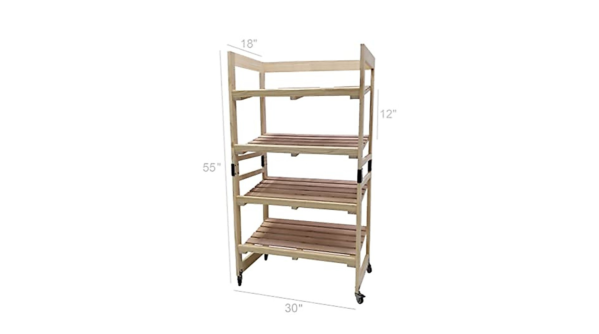 Buy FixtureDisplays 4-Tier Bakery Bread Rack Today