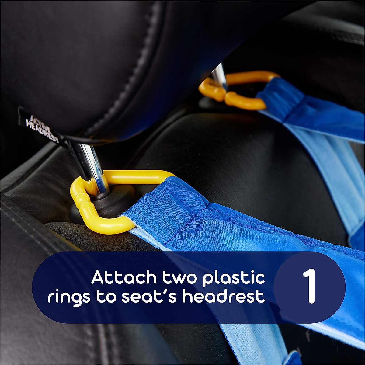 Baby Car Seat Toys - Infant Soft Toys 0 to 12 Months for Car Seat - Rear-Facing Car Seat Travel Activity Mat for Baby - Includes Rattle, Squeaky and Rustle Sensory Toys with Teether