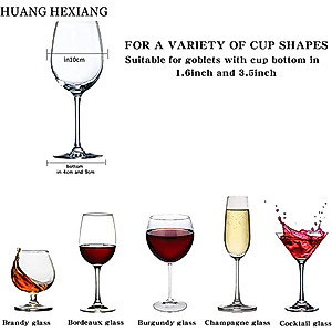 Household Wine Glass Rack, Wine Cabinet Goblet Rack, Wine Glass Rack, Wine Rack Hanging Rack (3 Rows 1 Pack)